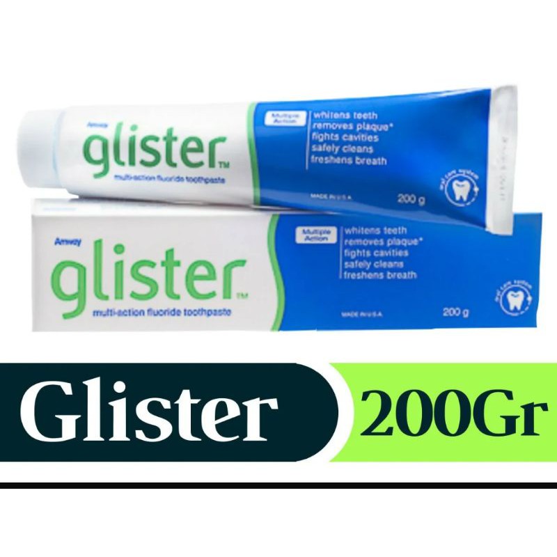 1 CREME DENTAL GLISTER 200 GRAMAS ORIGINAL | Shopee Brasil