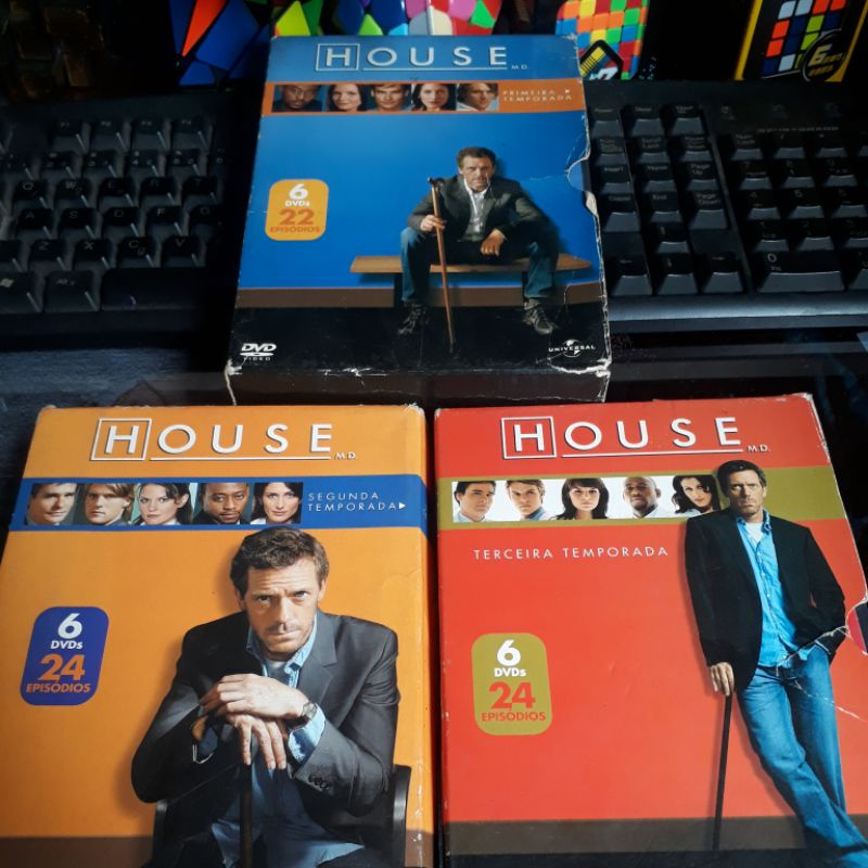 DVDs House - Série - As três primeiras temporadas completas - Original ...