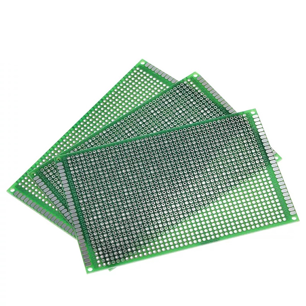 Placa Pcb Universal 8x12cm Perfurada Estanhada Dupla Face | Shopee Brasil