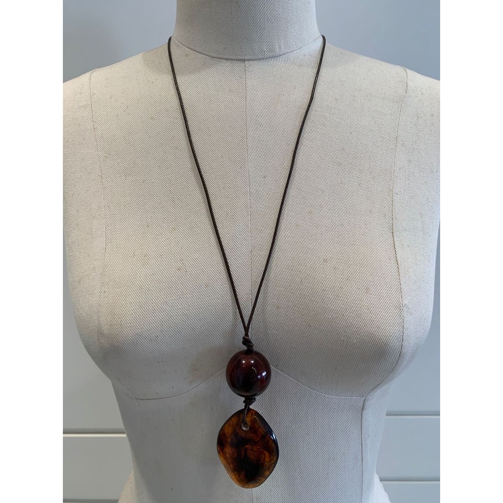 Colar Longo Pedras âmbar New Order Osklen - Loja My Dear Closet ...