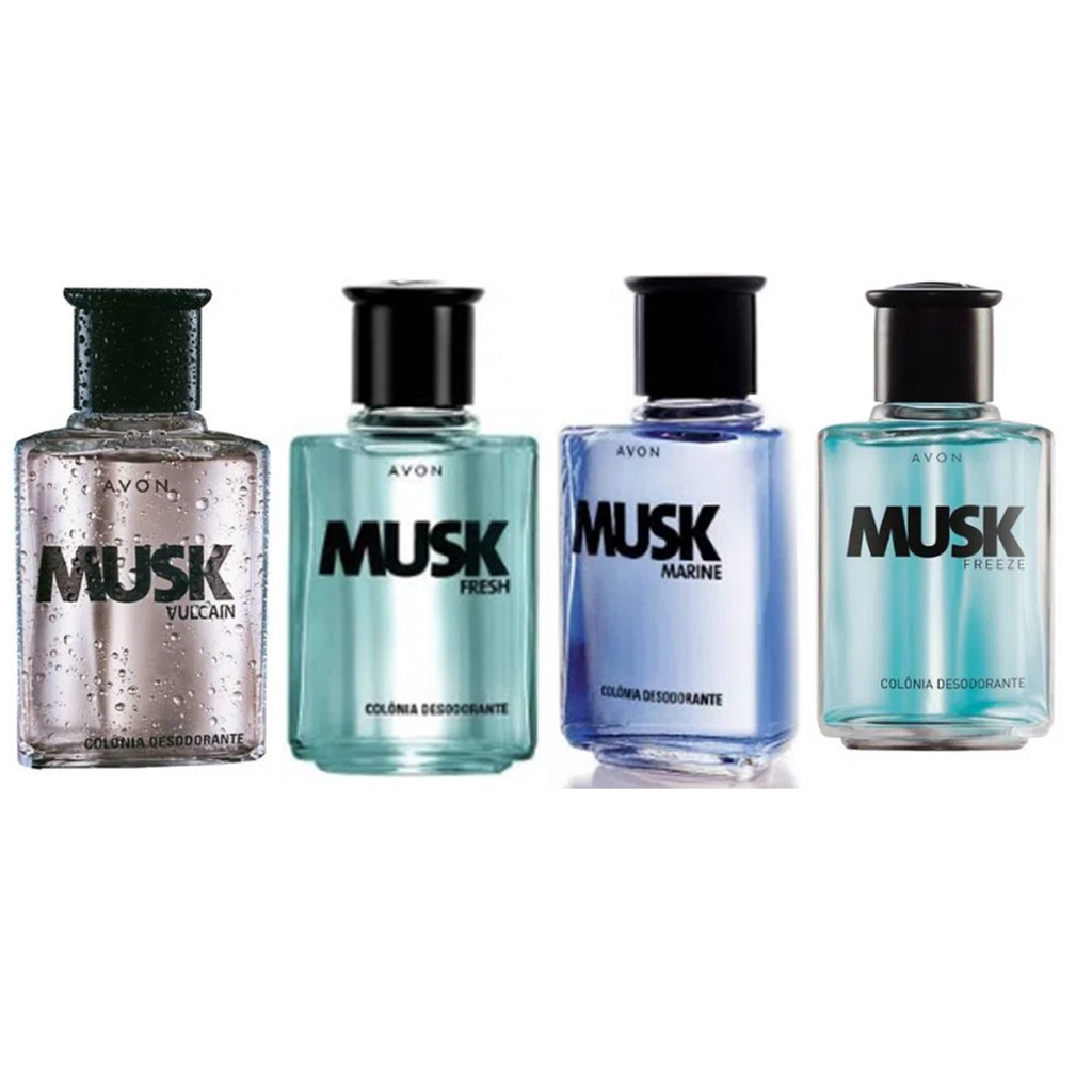 Colônia Musk 90ml - ORIGINAL AVON | Shopee Brasil