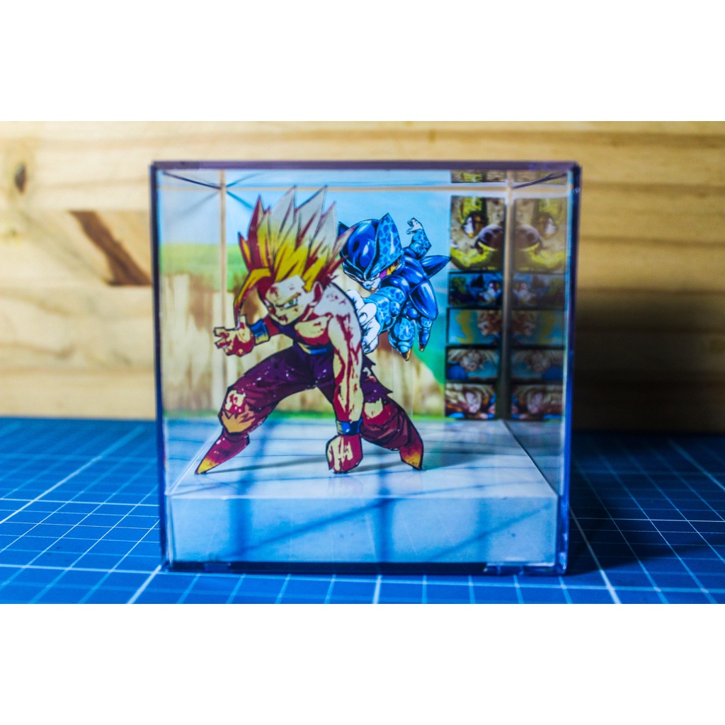 Cubo diorama DBZ Gohan saga CELL | Shopee Brasil