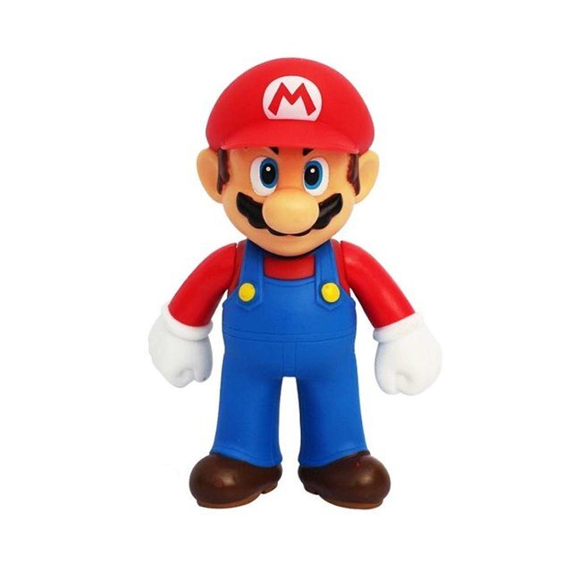 Boneco Action Figure Mario Articulado Colecionável Grande Super SIze ...