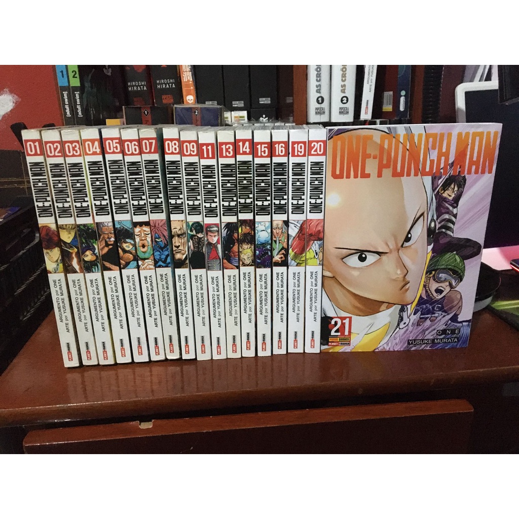 One Punch Man - Vol. 1 ao 21 - Panini | Shopee Brasil