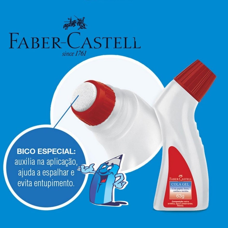 Cola Gel Faber Castell 63G | Shopee Brasil