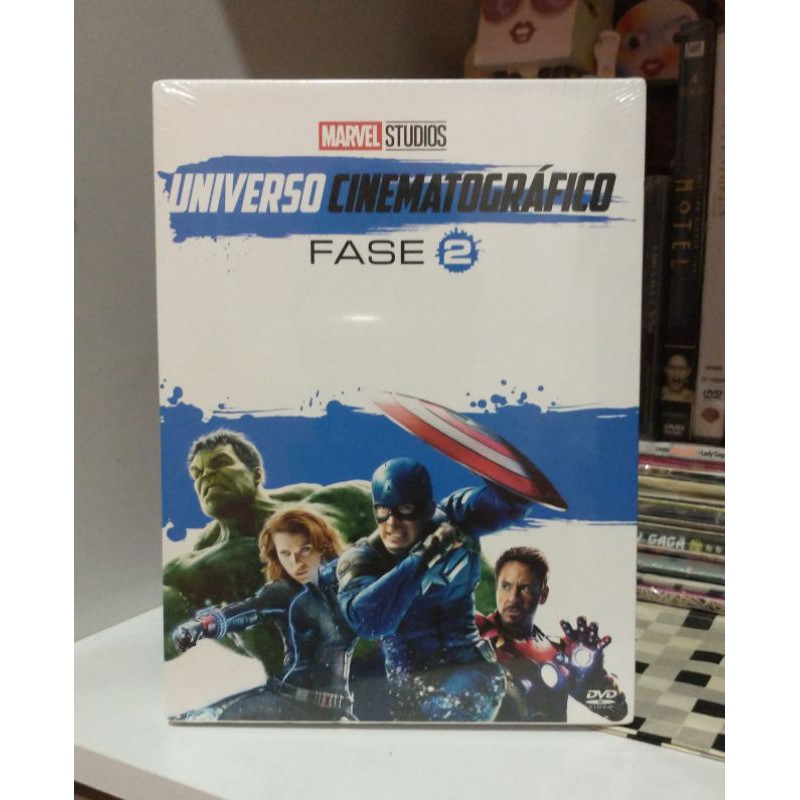 DVD BOX Marvel Studios Universo - FASE 1 e 2 | Shopee Brasil