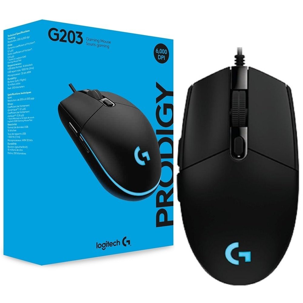 Mouse Logitech G203 Prodigy | Shopee Brasil