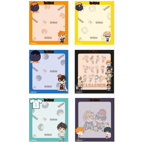 Bloco de notas Haikyuu, anime | Shopee Brasil