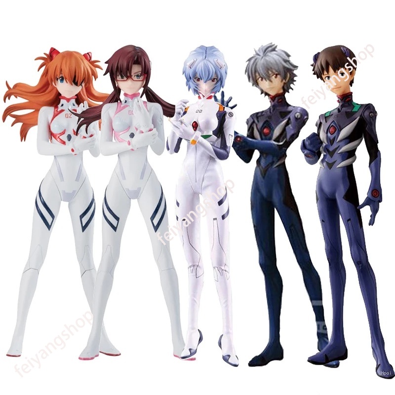 5 Pçs/Set 13 Cm EVA Neon Genesis Evangelion Figura Langley Soryu Ikari ...