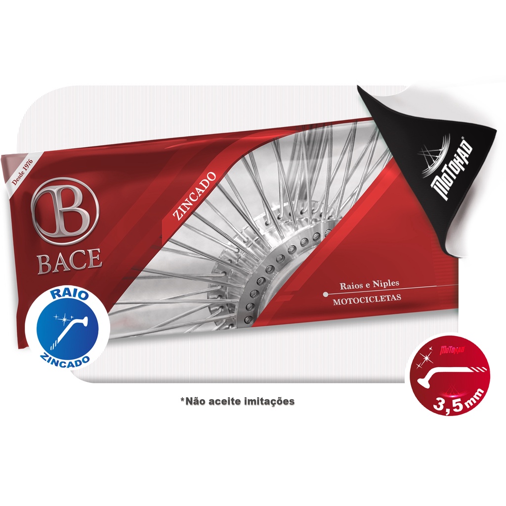 Jogo de Raio Zincado 3,5mm Tenere-250 Diant. | Shopee Brasil