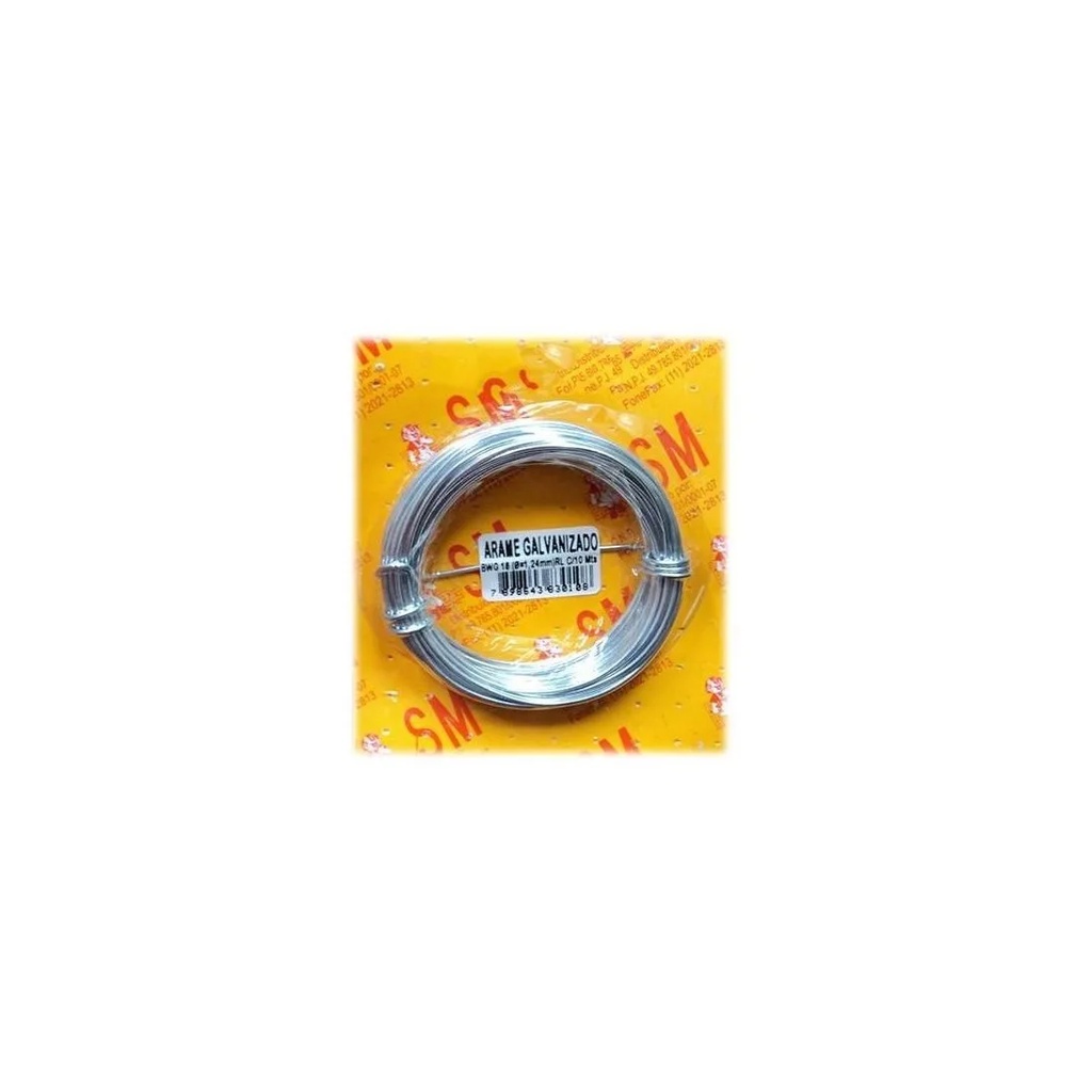 Arame Galvanizado Bwg 22 C/10mts Cbl | Shopee Brasil