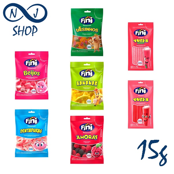 Kit c/ 35 pacotes de fini 15g | Shopee Brasil