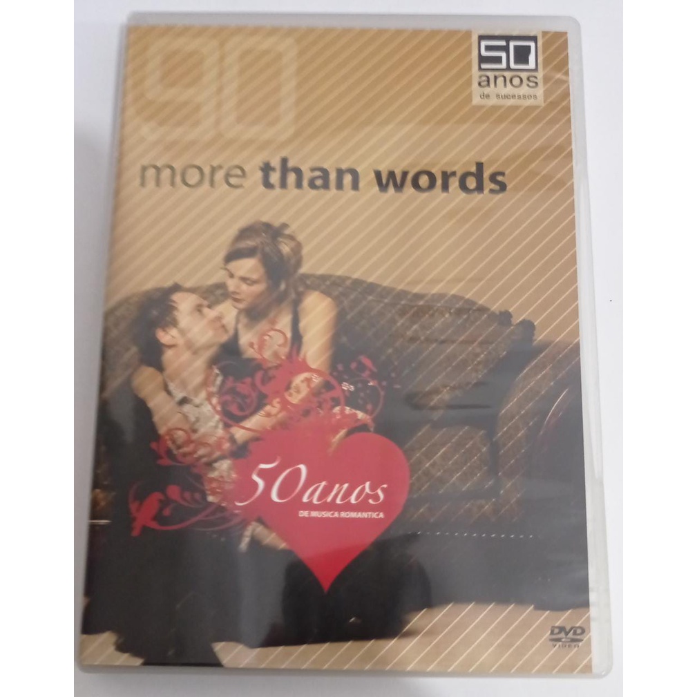 DVD - More THan Words | Shopee Brasil