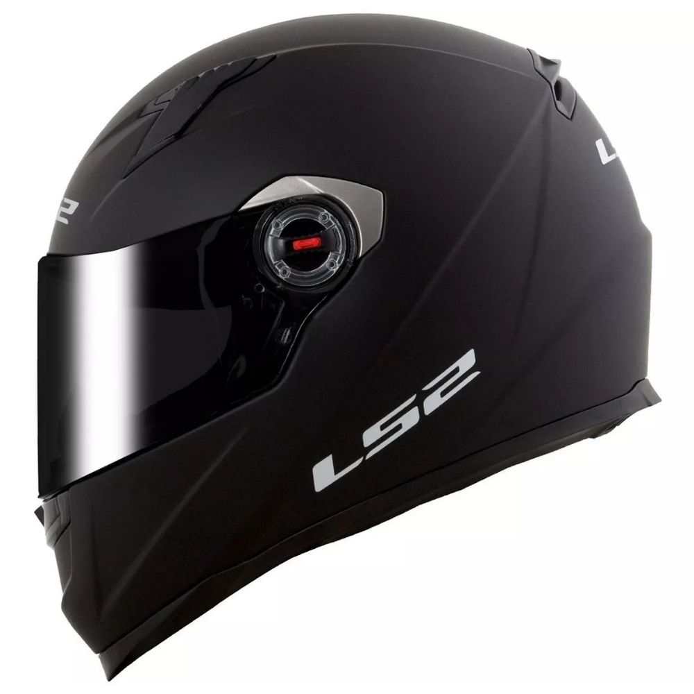 Capacete LS2 FF358 Monocolor Preto Fosco | Shopee Brasil