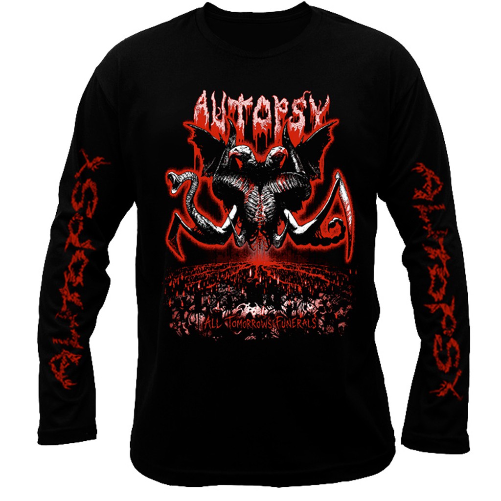 Camiseta Autopsy All Tomorrows Funerals Manga Longa. Death metal ...