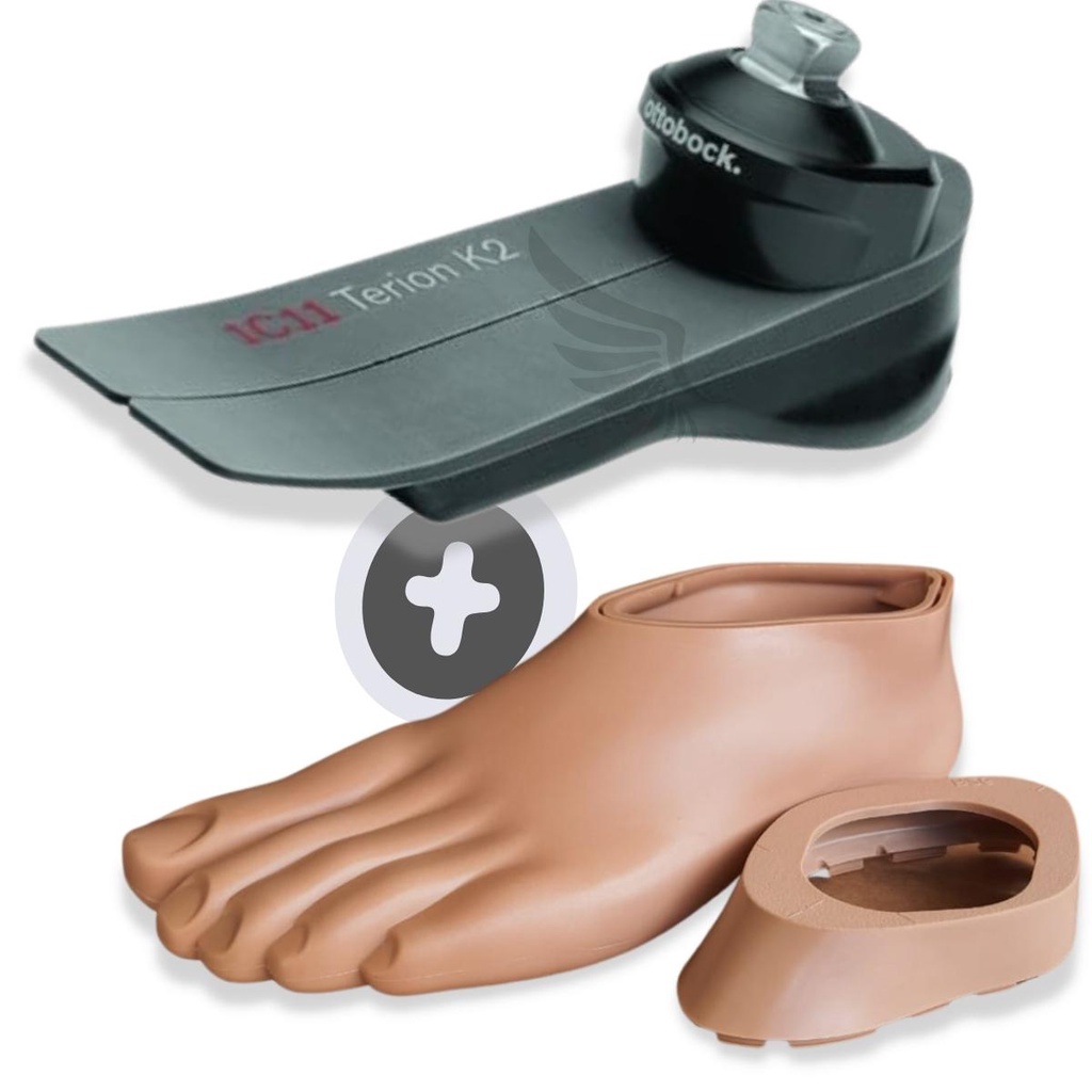 Pé Fibra Carbono Terion 1c10 Ottobock para Prótese transtibial e ...