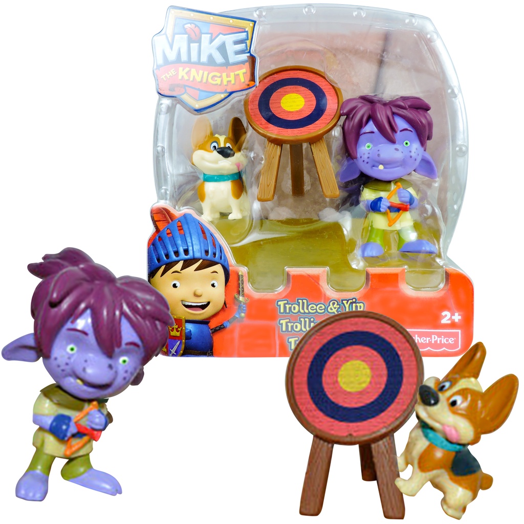 Boneco Trollee E Cachorro Yip Mike The Knight Fisher-price | Shopee Brasil