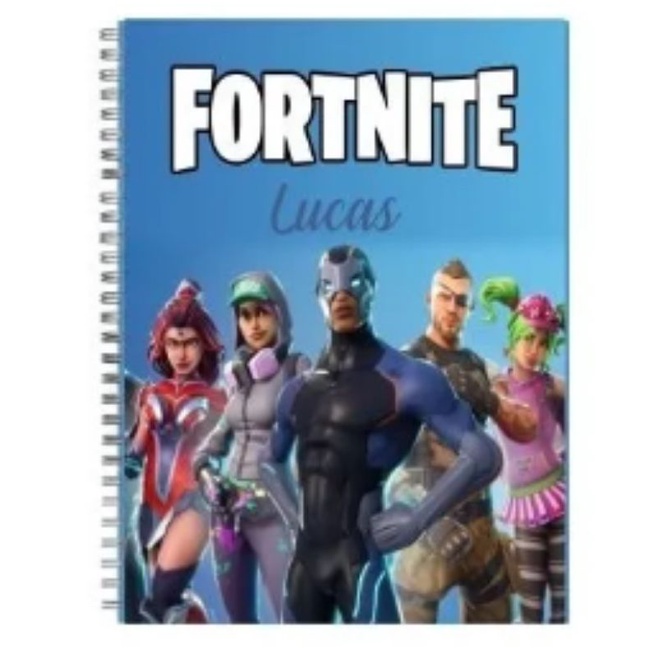 Adesivo Escolar Capa para Caderno Personalizado Fortnite | Shopee Brasil