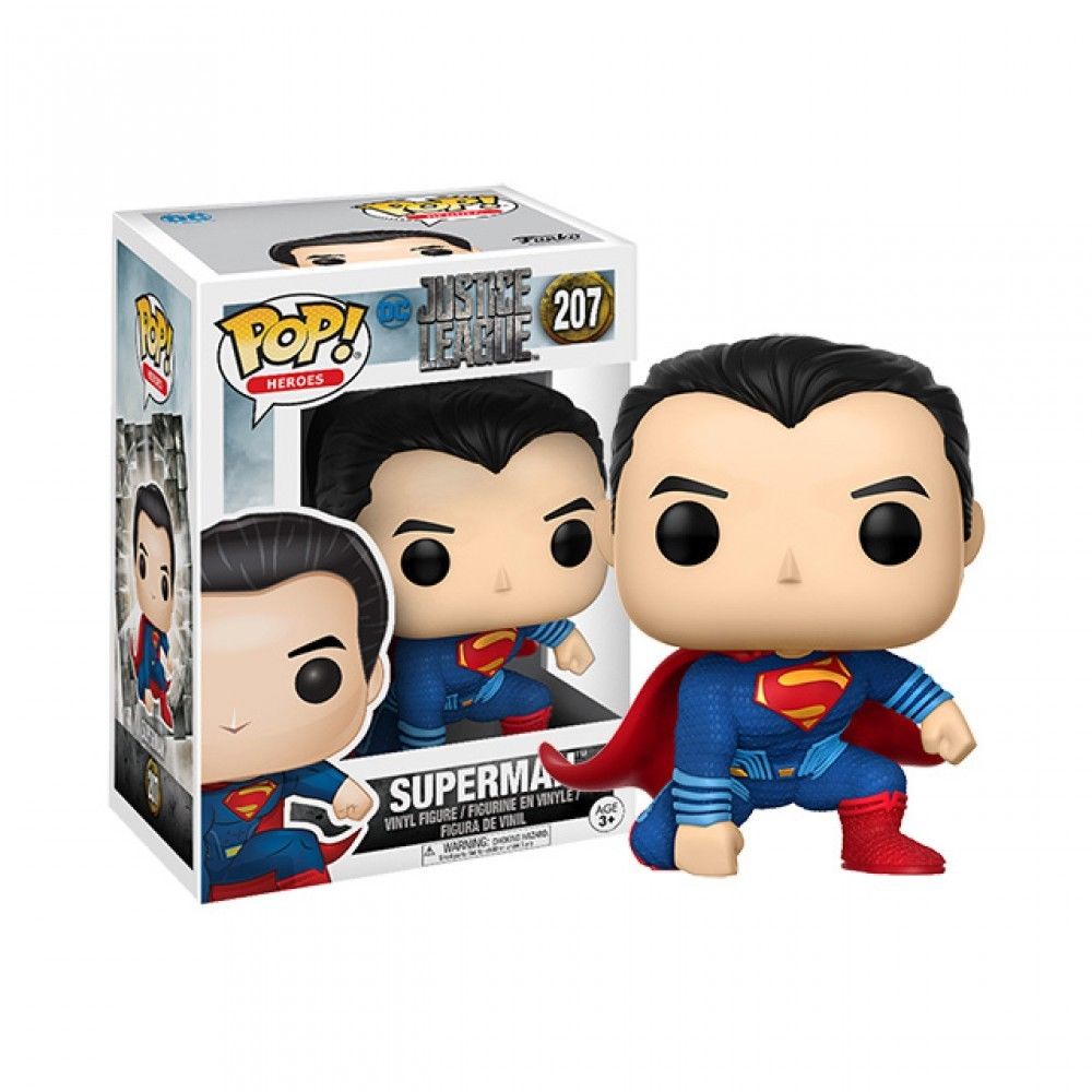 Funko Pop Justice League Superman 207 Novo Original | Shopee Brasil