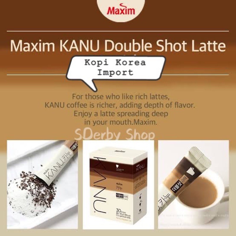 Maxim Kanu Coffee Latte Café Varejo De Coreano Por Bastão - Escorrega o ...