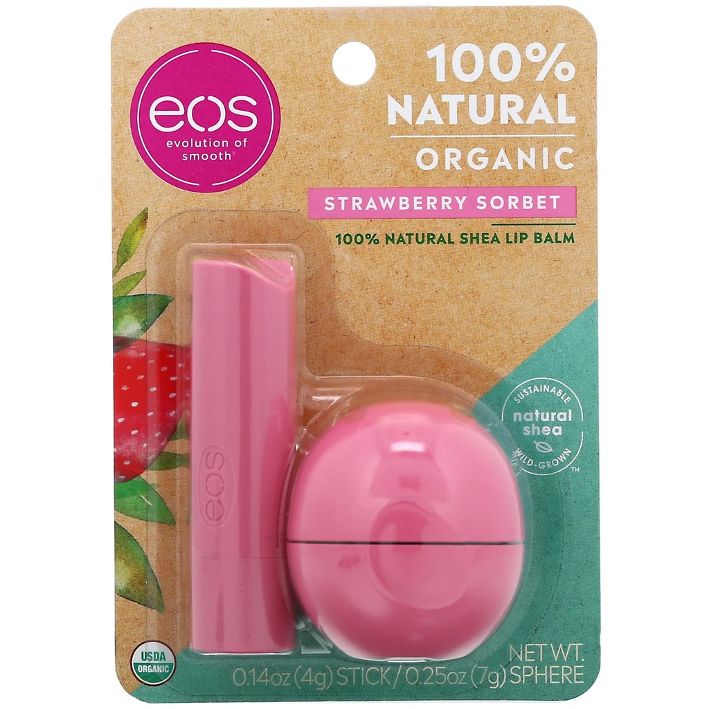 Kit Eos Lip Balm Protetor Labial - Vários Sabores - Original | Shopee ...