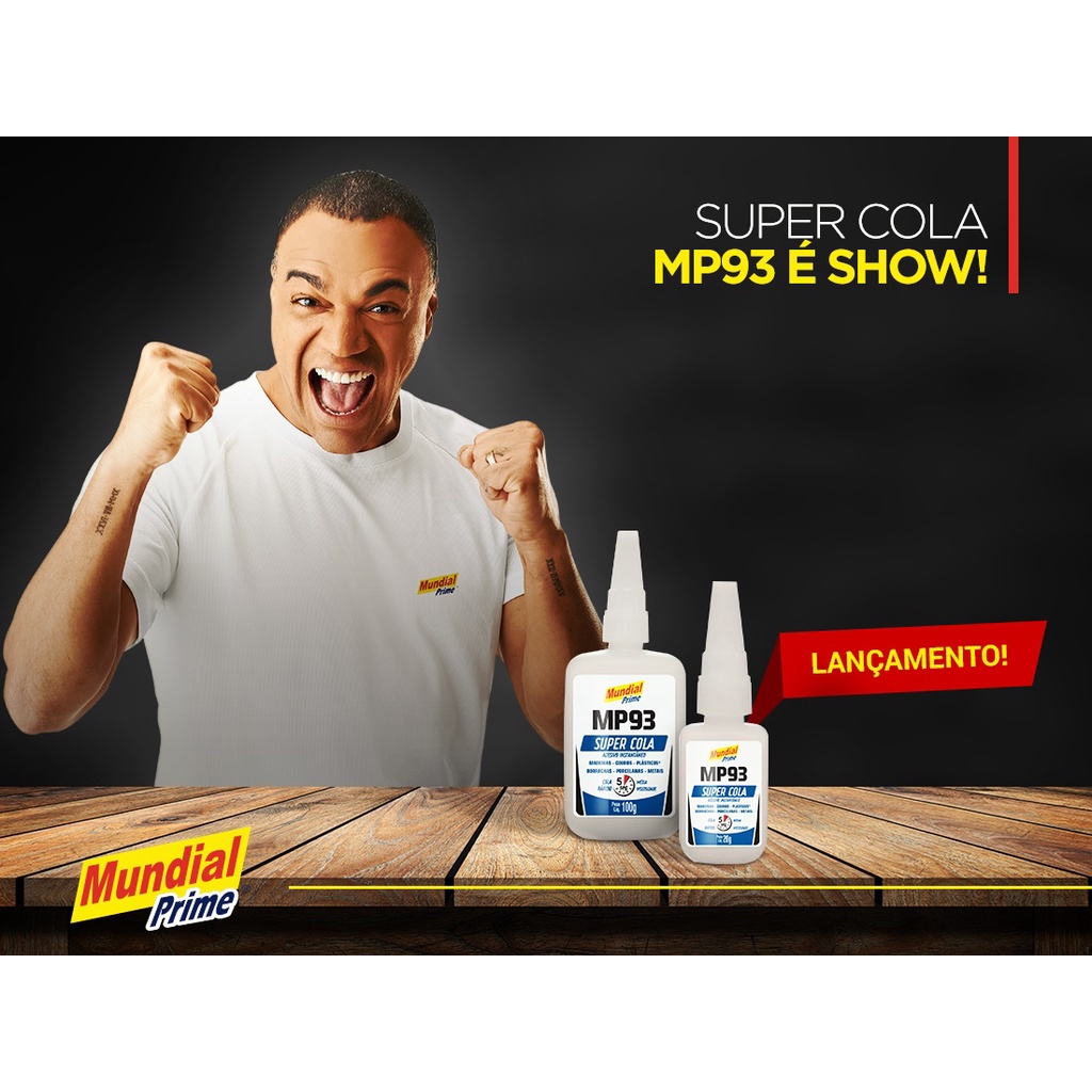 COLA INSTANTANEA MP93 20G MUNDIAL PRIME | Shopee Brasil
