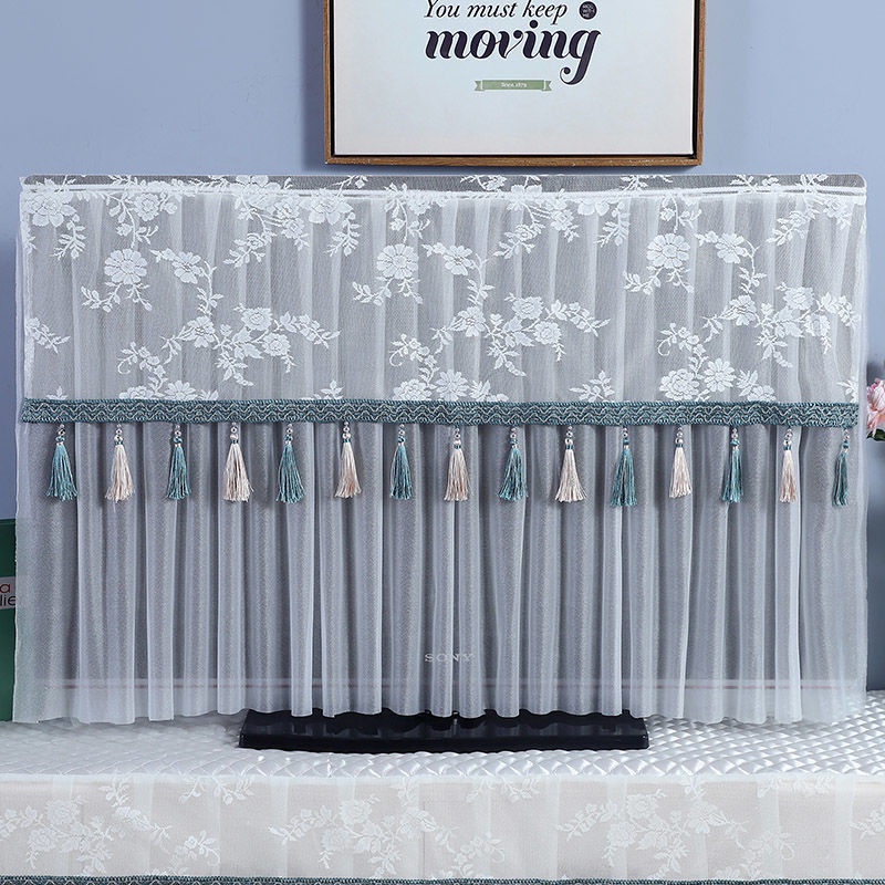 Capa De Televisão De Renda O Conjunto De Pó 43 Polegadas50 Polegadas55 Polegadas65polegadas