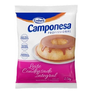 Leite Condensado Embaré Camponesa 2,5kg | Shopee Brasil