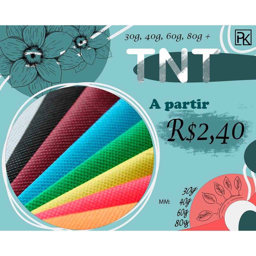 Tecido TNT 80g | Shopee Brasil