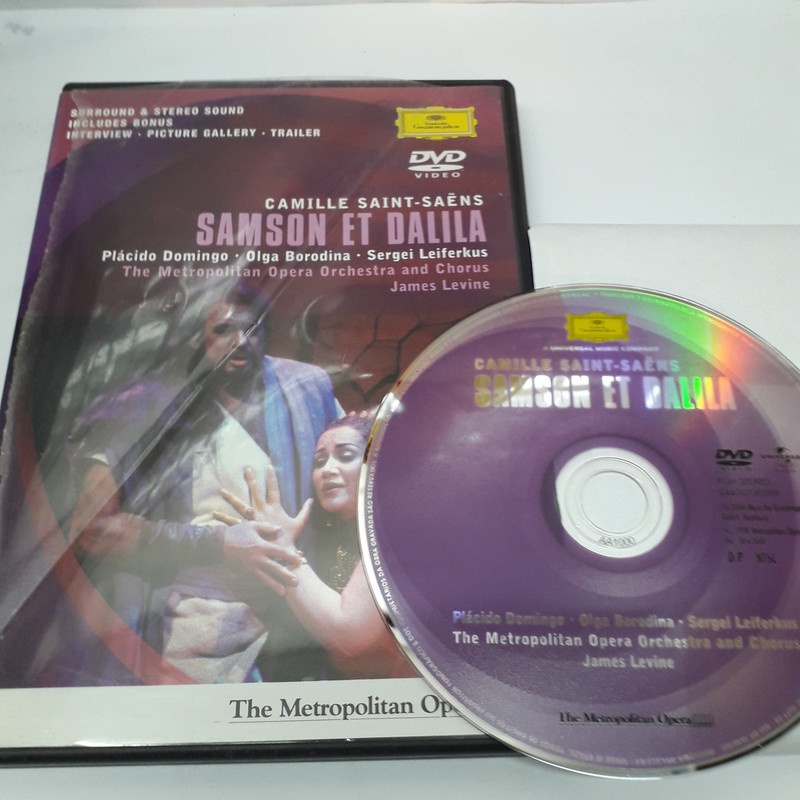 DVD - Samson Et Dalila Camille Saint Saens The Metropolitan Opera ...