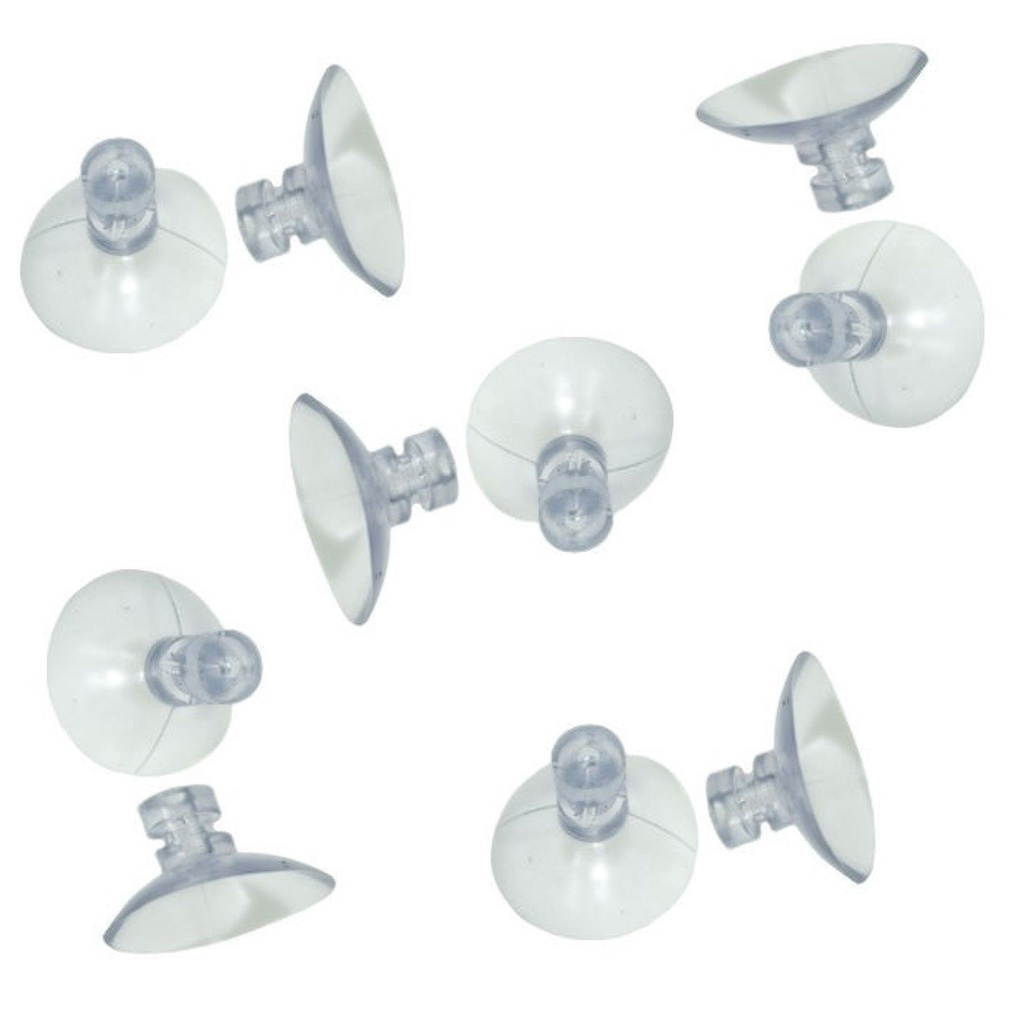 Kit 10 Ventosinhas, Ventosa Pequena para Apoio Vidros De Mesa - 25mm ...