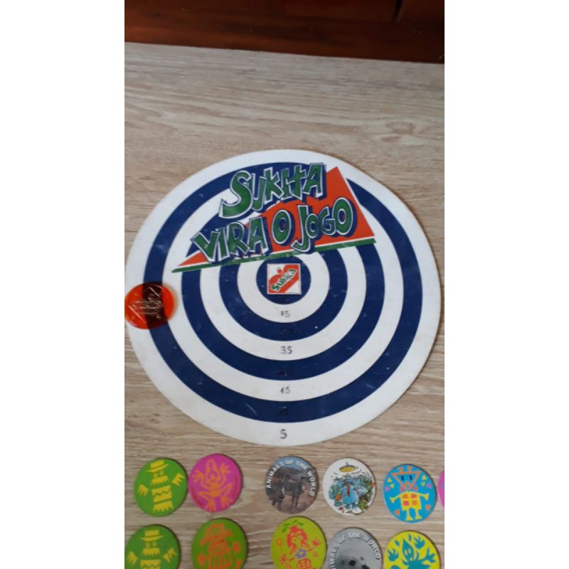 Coleção tazo Sukita Vira jogo incompleto | Shopee Brasil