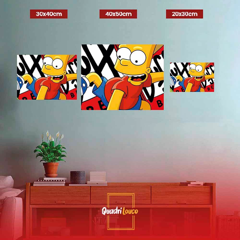 Quadro de Bart Simpson - Duff Beer | Shopee Brasil
