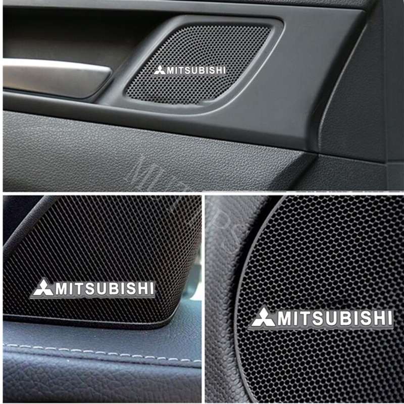 Mitsubishi 4Pcs/Set 3D Car Badge Metal Emblema De Para Carros ... Mitsubishi 4Pcs/Set 3D Car Badge Metal Emblema De Para Carros ...