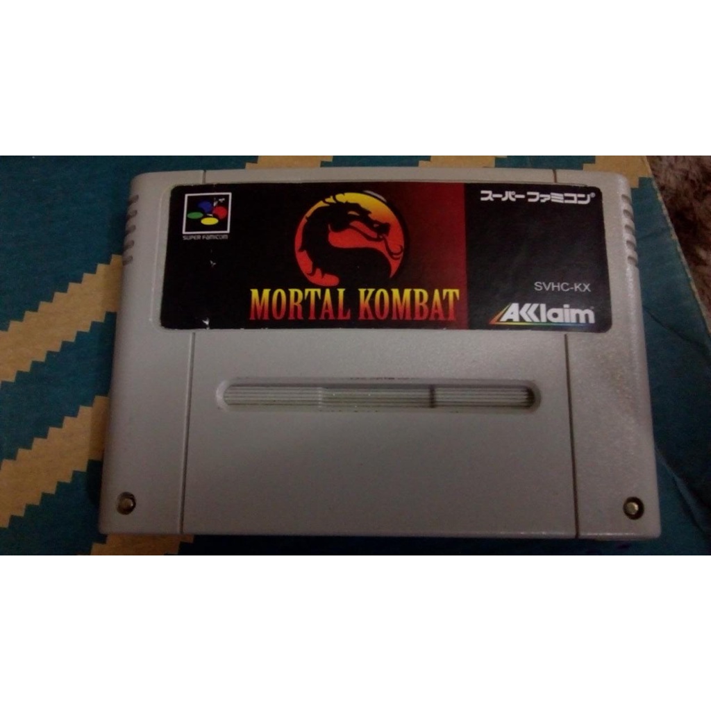 Fita Mortal Kombat 1 Jogo Cartucho Snes Super Nintendo Mk1 | Shopee Brasil