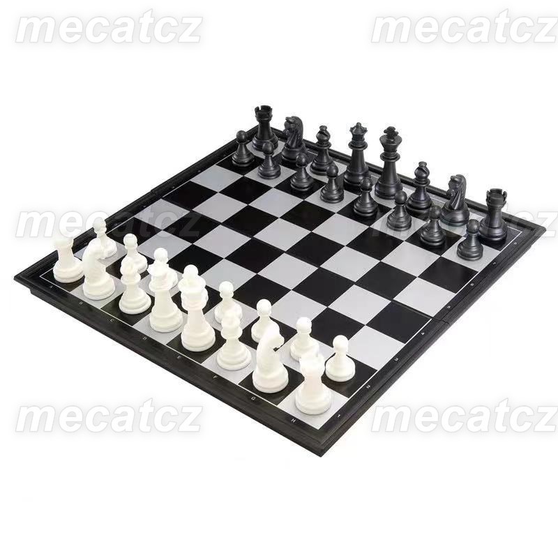Jogo De Mini Xadrez Magnético C/32 Peças Imantadas Dobrável RDL2017 ...
