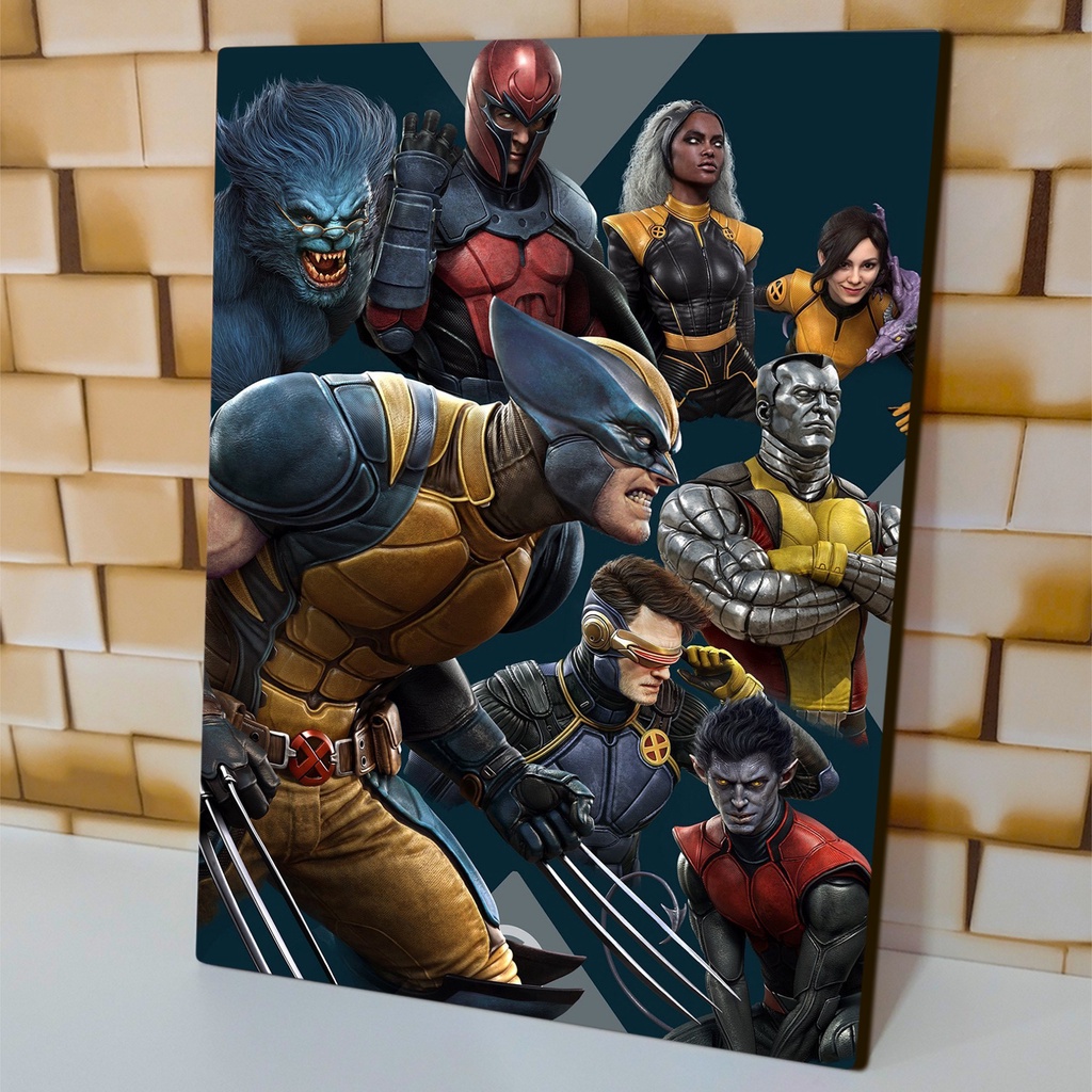 Placa Decorativa X-men Alta Definição 28x20cm | Shopee Brasil