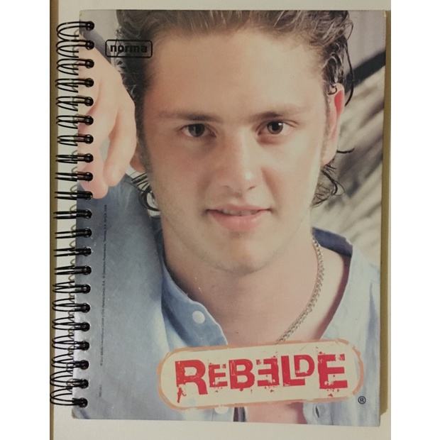 Caderno Universitário várias matérias RBD/Rebelde Christopher/Diego ...