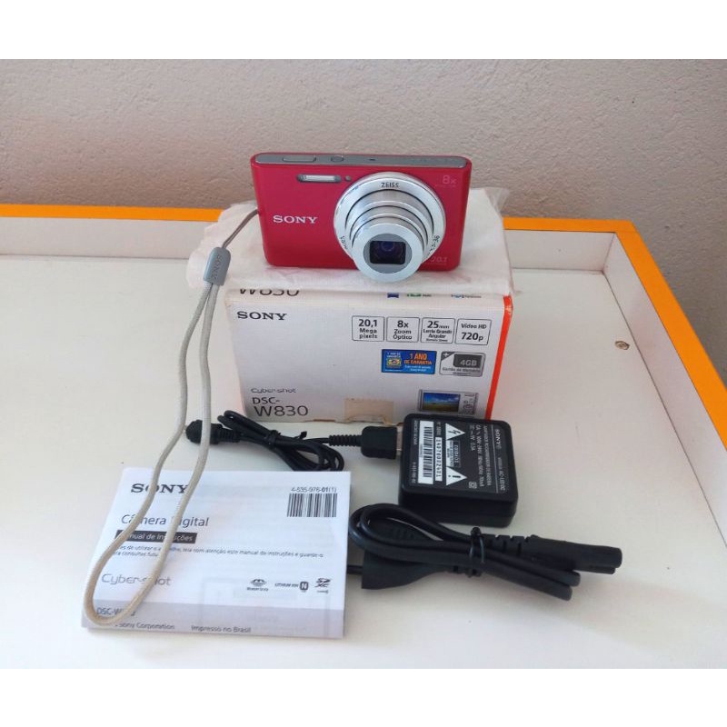 Câmera Digital Sony Cyber-shot DSC-W830 - Original | Shopee Brasil
