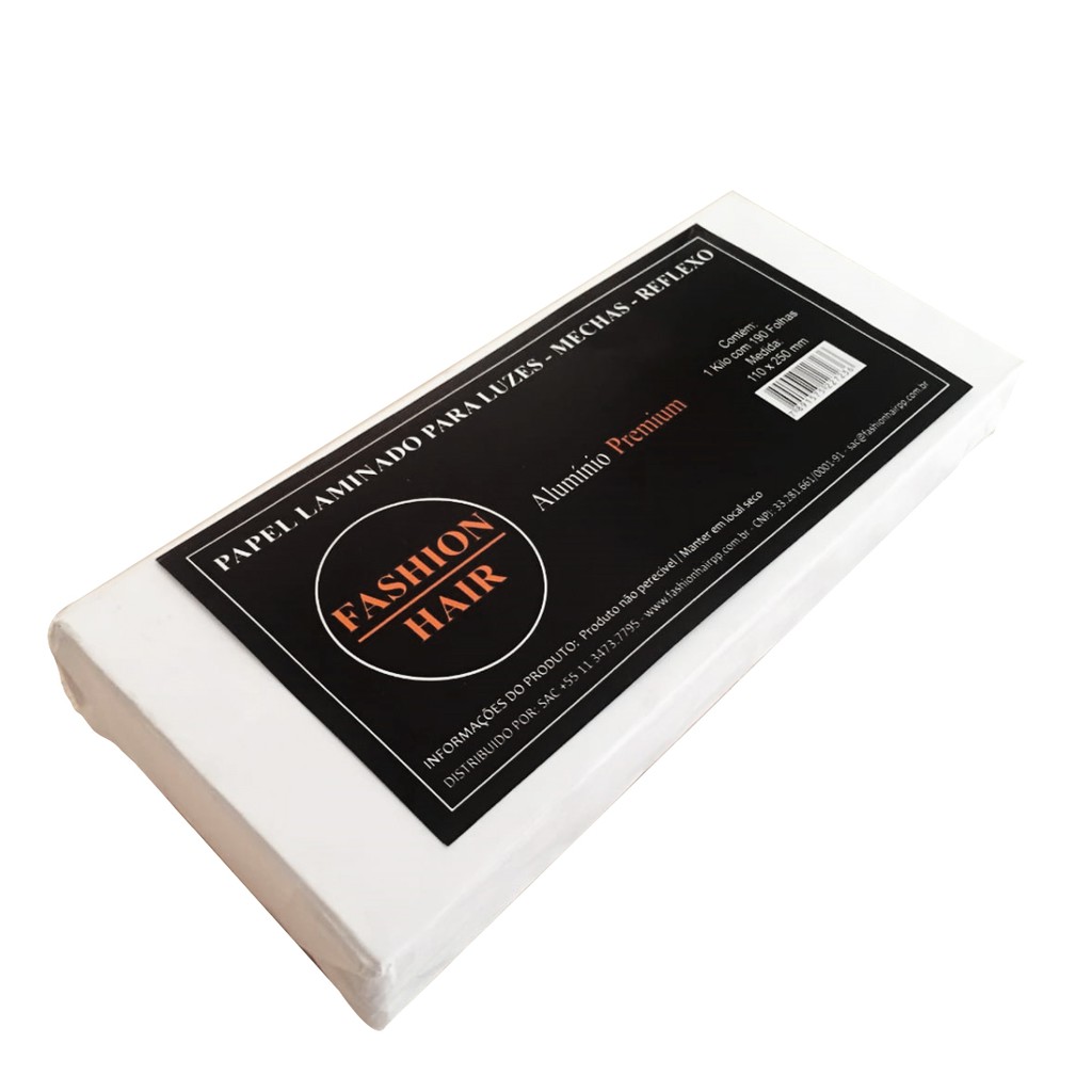 Papel Laminado para Mechas - 11x25 - 90 gramas - 1 kilos | Shopee Brasil