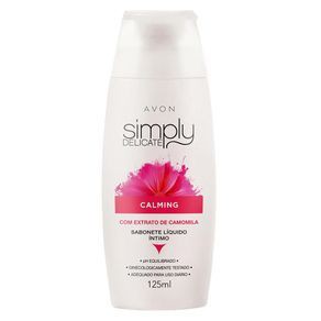 Avon Sabonete Líquido Íntimo Simply delicate Active Calming 200ml ...