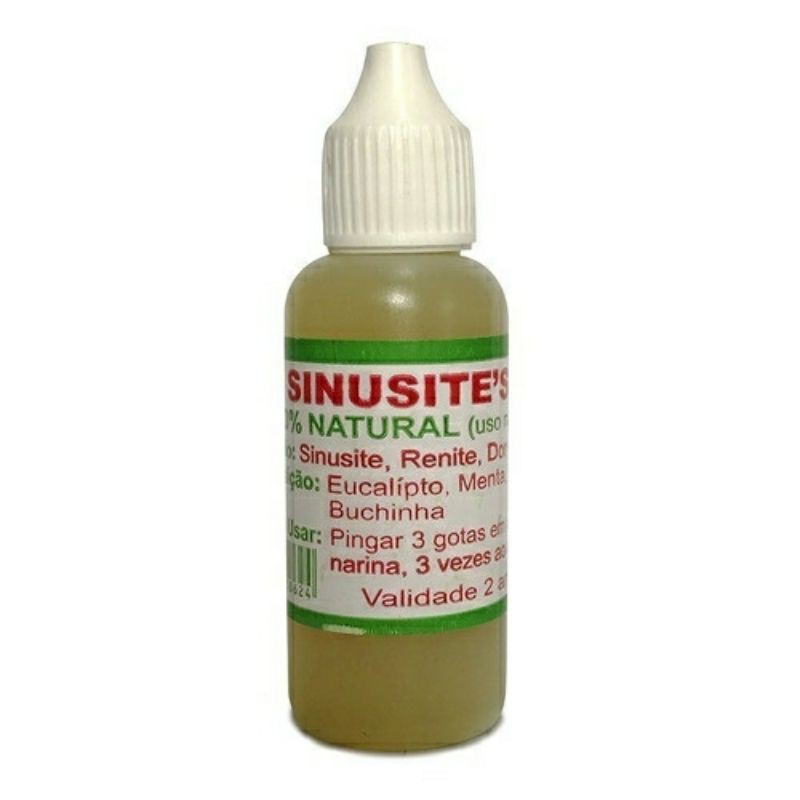Sinusite Gotas - Renite e Sinusite - Produto Natural | Shopee Brasil