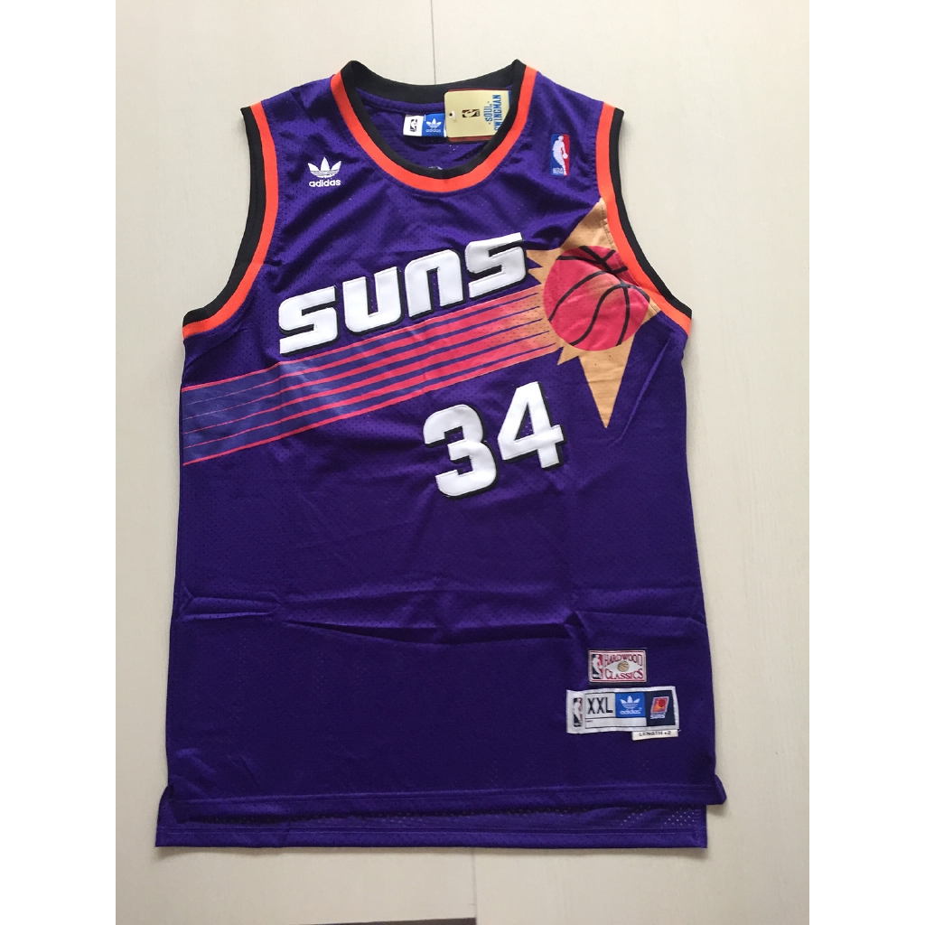 Camiseta Phoenix Suns Masculina Da NBA # 34 Charles Barkley Clássicos ...