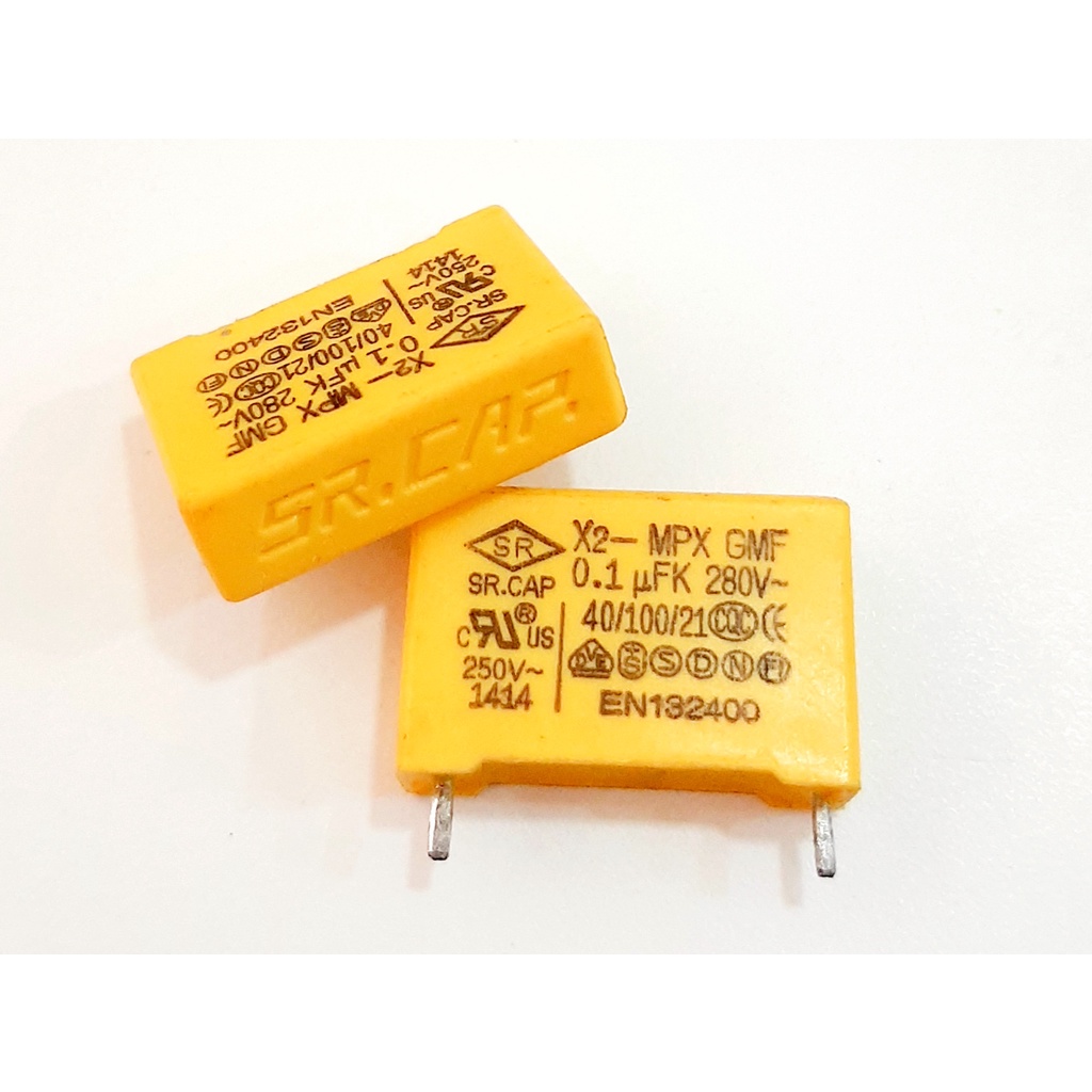 Kit 02 Capacitor Supressor 0,1uf - 250V MPX | Shopee Brasil