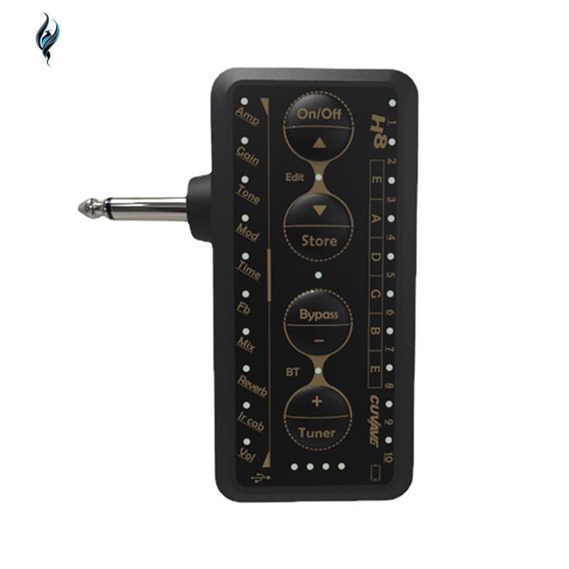 CUVAVE H8 Fone De Ouvido Integrado Efetor De Guitarra Elétrica Plugue ...