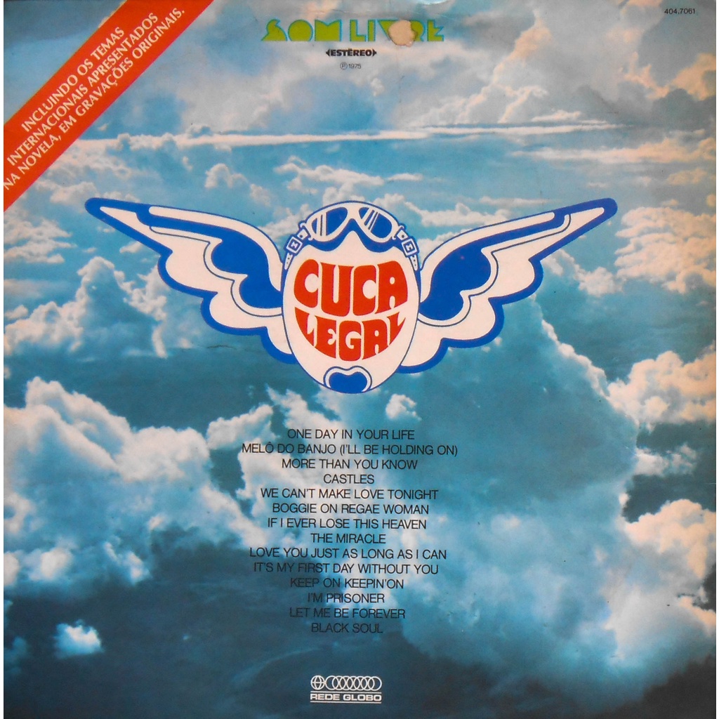 LP Cuca Legal Internacional 1975 Vinil Trilha Sonora Da Novela | Shopee ...
