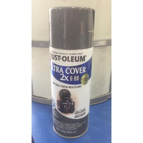 Tinta Rust Oleum Spray Ultra Cover 2x Cinza Escuro Brilhante | Shopee Brasil
