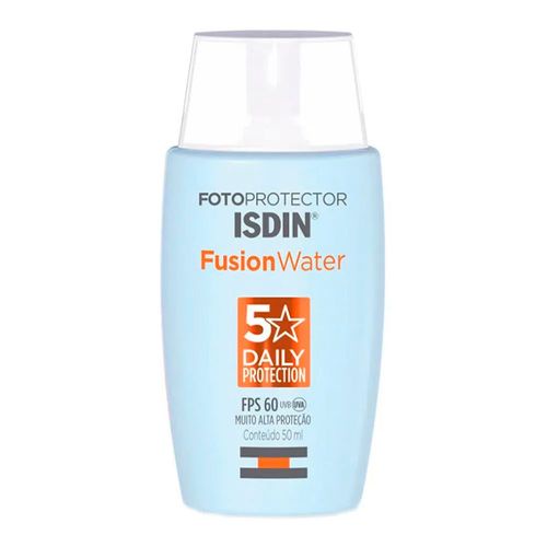 Isdin Fusion Water FPS 60 Fotoprotetor 50ml | Shopee Brasil