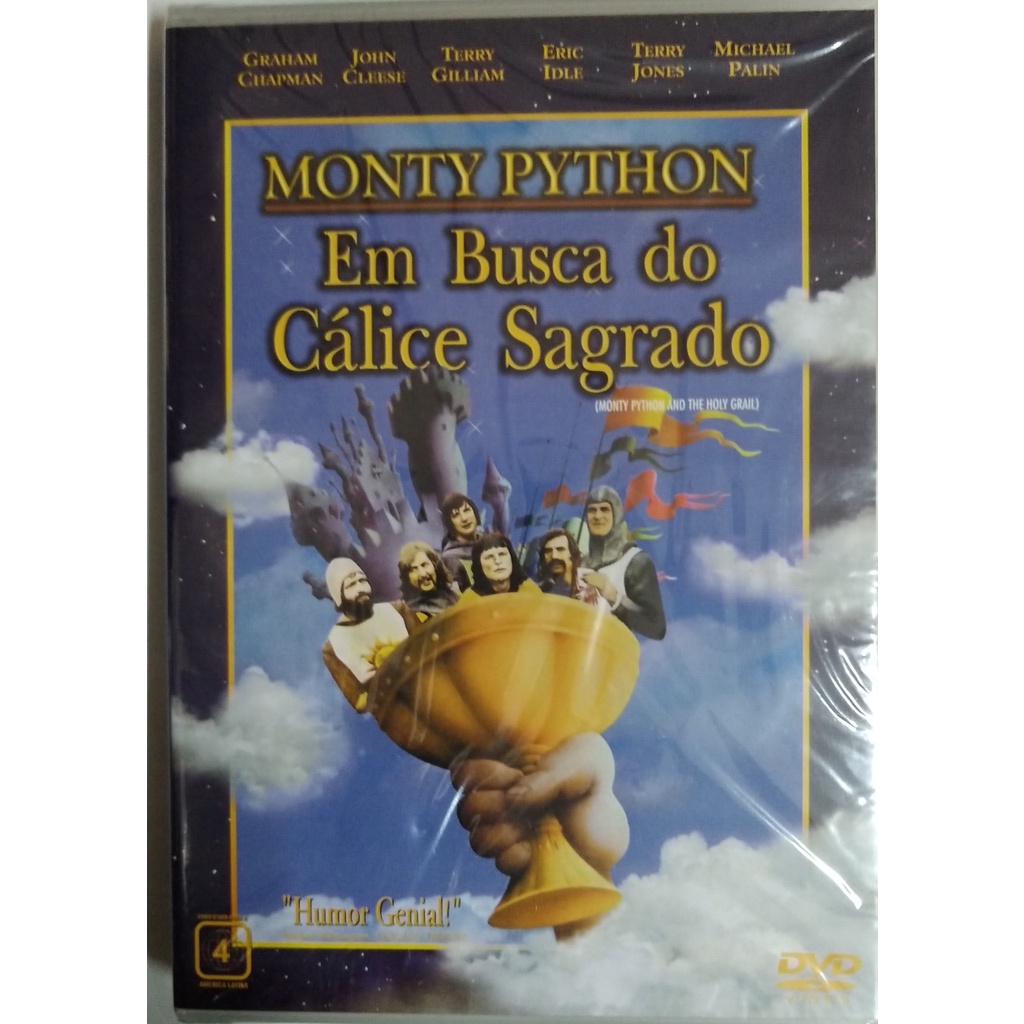 DVD FILME - MONTY PYTHON - EM BUSCA DO CÁLICE SAGRADO - ORIGINAL NOVO ...