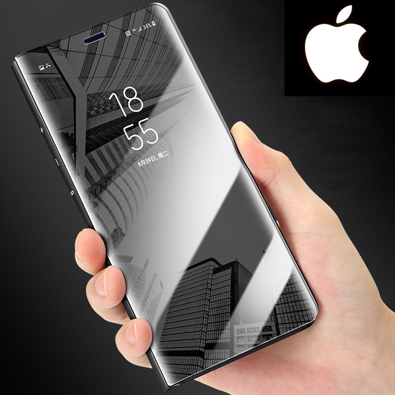 iphone 11 Pro Max 6 7 8 6s Plus X s Xr Luxury 360° Clear View Leather ...